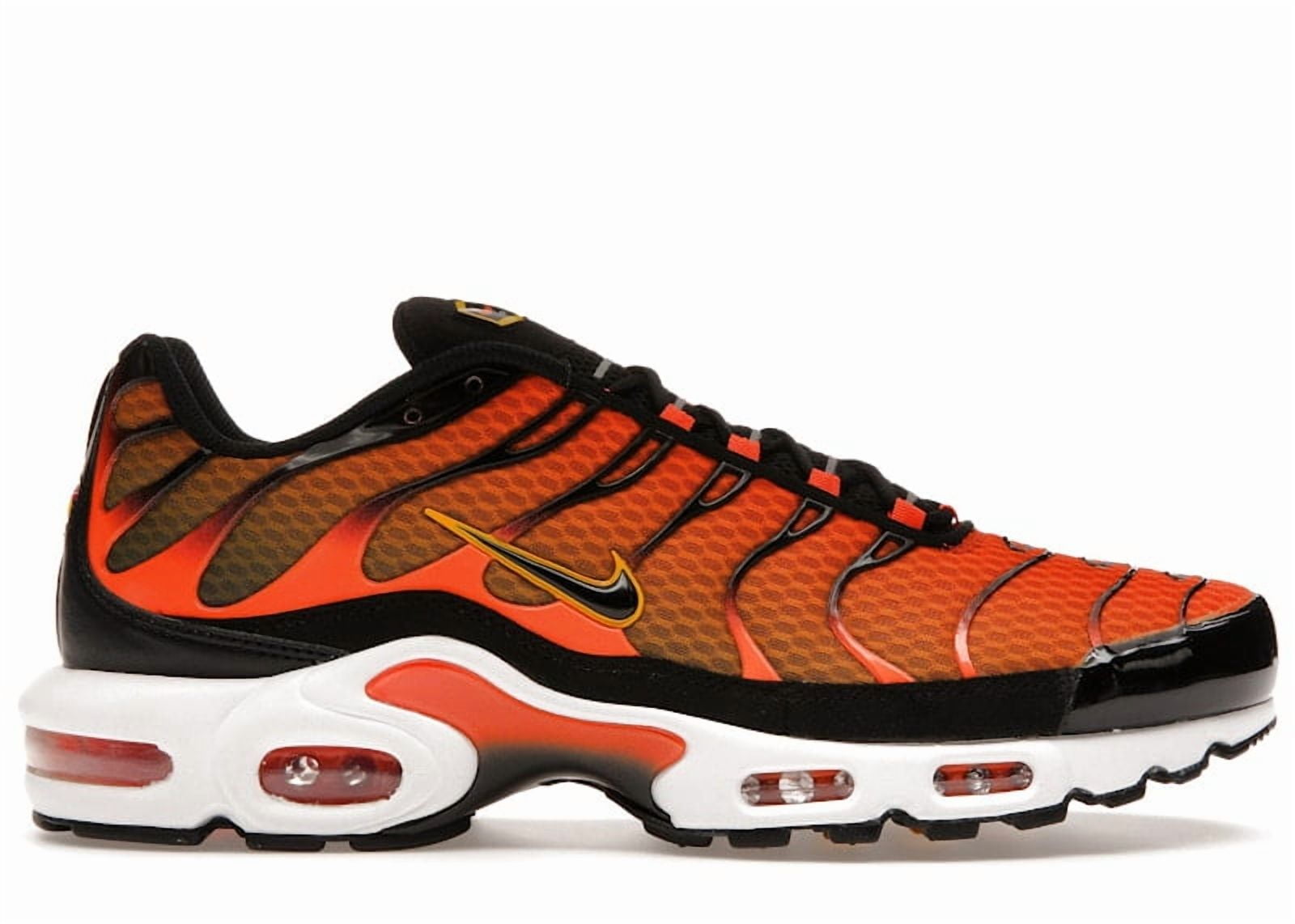 Nike Men's Air Max Plus Safety Orange Black Running Shoes, from StockX ...