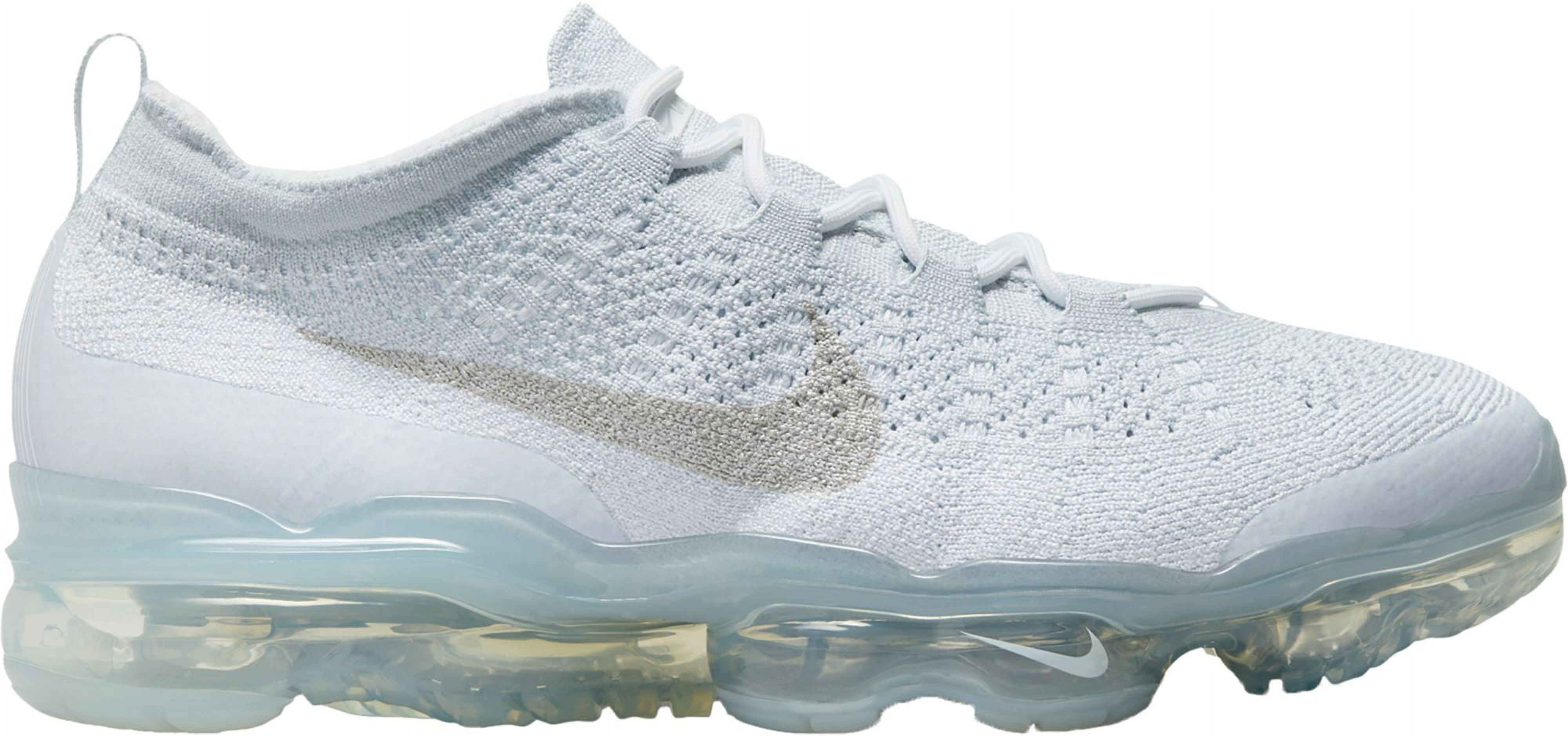 Nike Men's Air Vapormax 2023 FlyKnit Shoes (Platinum/White, 14, Medium ...