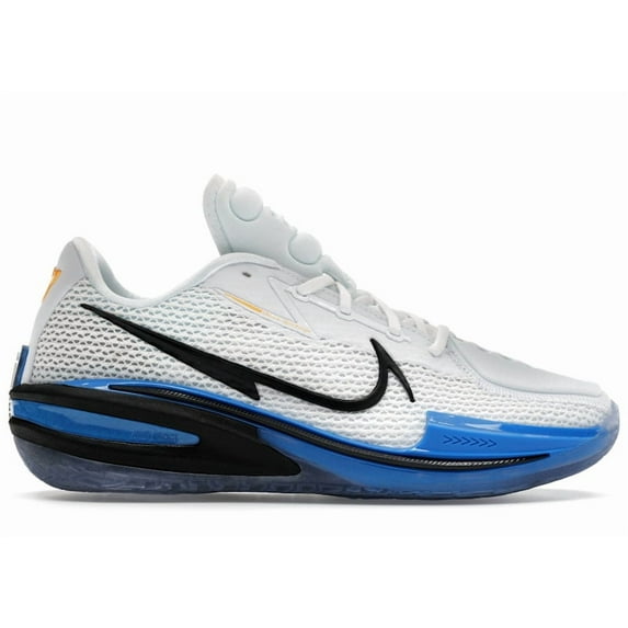 Nike Men's Air Zoom GT Cut White Photo Blue Basketball Shoes, from ...