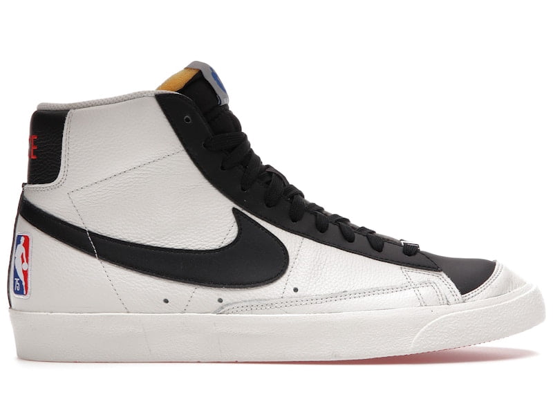 Nike Men's Blazer Mid '77 EMB NBA 75th Anniversary Trail Blazers Shoes ...