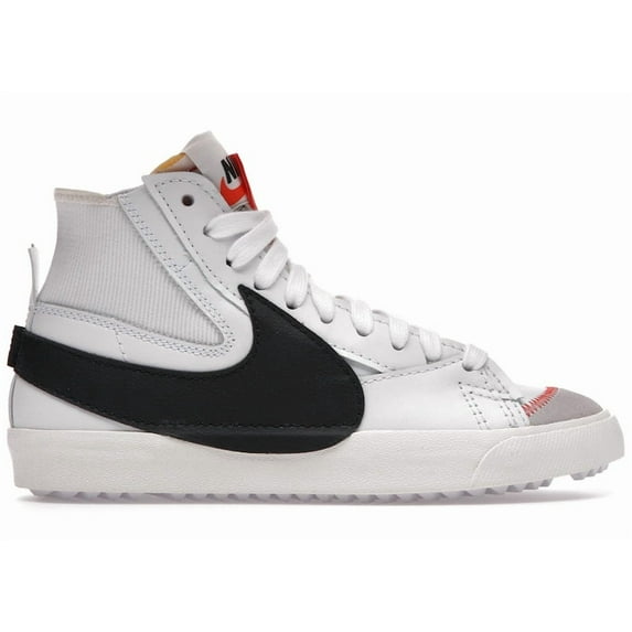 Nike Men's Blazer Mid 77 Jumbo White Black Basketball Shoes, from ...
