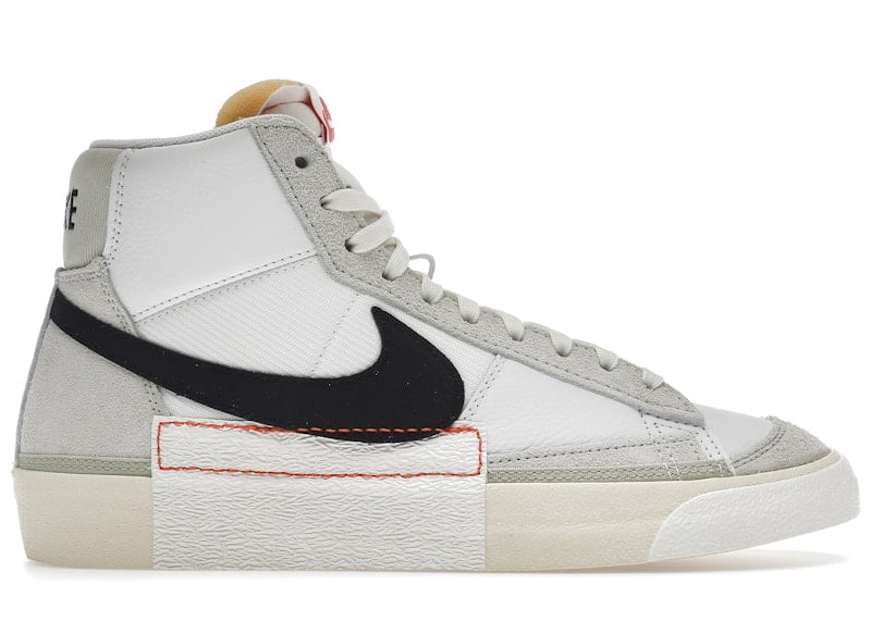 Nike Men's Blazer Mid 77 Pro Club White Black Light Bone Summit White ...
