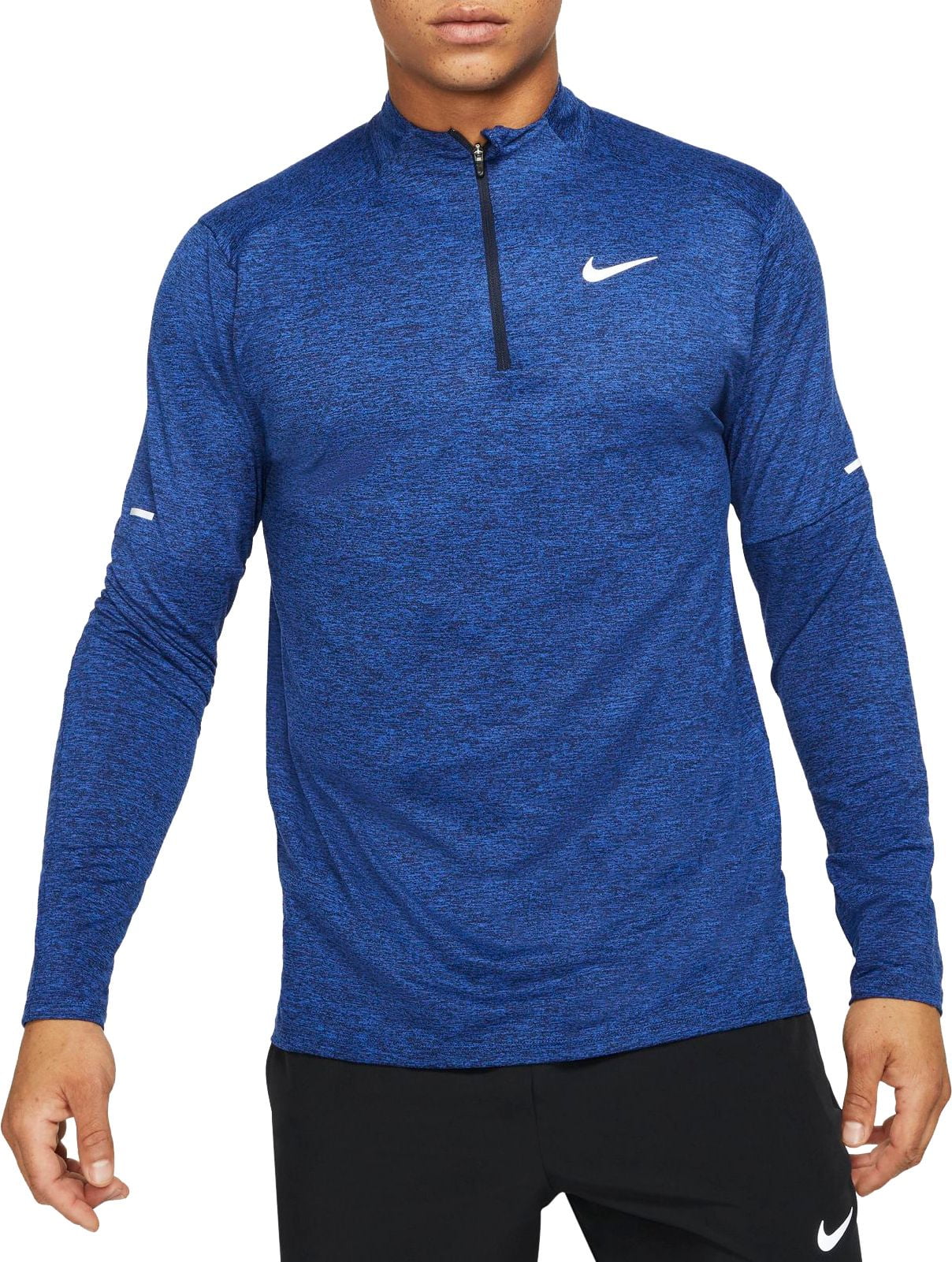 Nike Element Men's Dri-FIT 1/2-Zip Running Top Color: Obsidian/Game ...