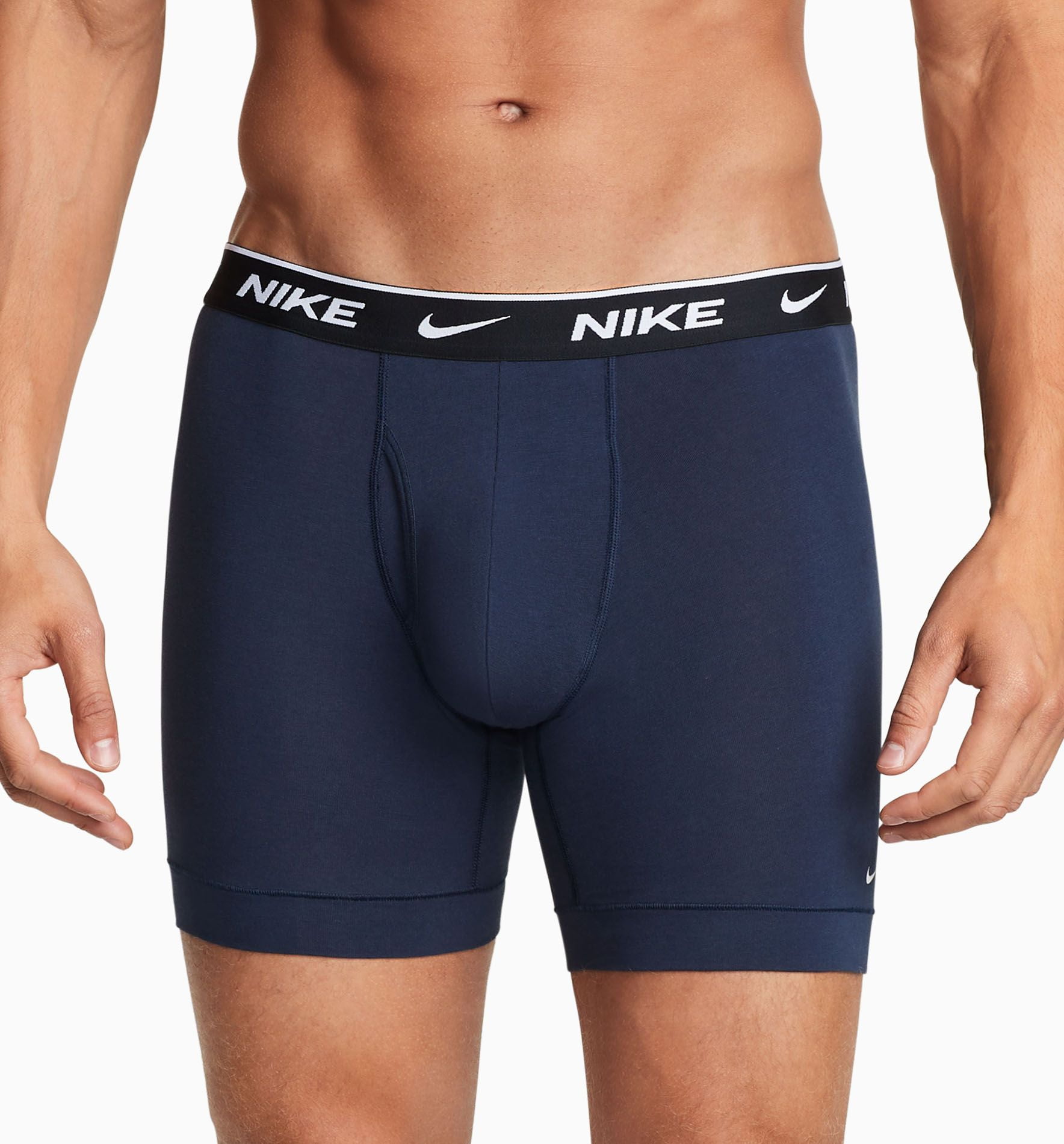 Men's Nike 3-Pack Dri-FIT Essential Cotton Stretch 6" Boxer Briefs ...