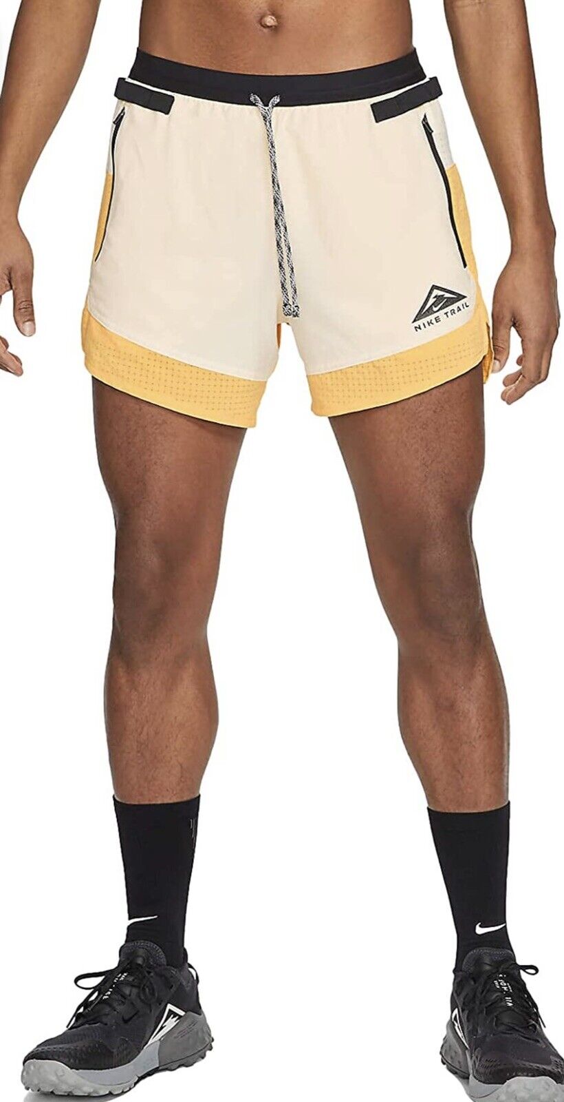 Nike Men’s Dri-FIT Flex Stride Trail 5" Shorts Size XL Yellow CZ9052 ...