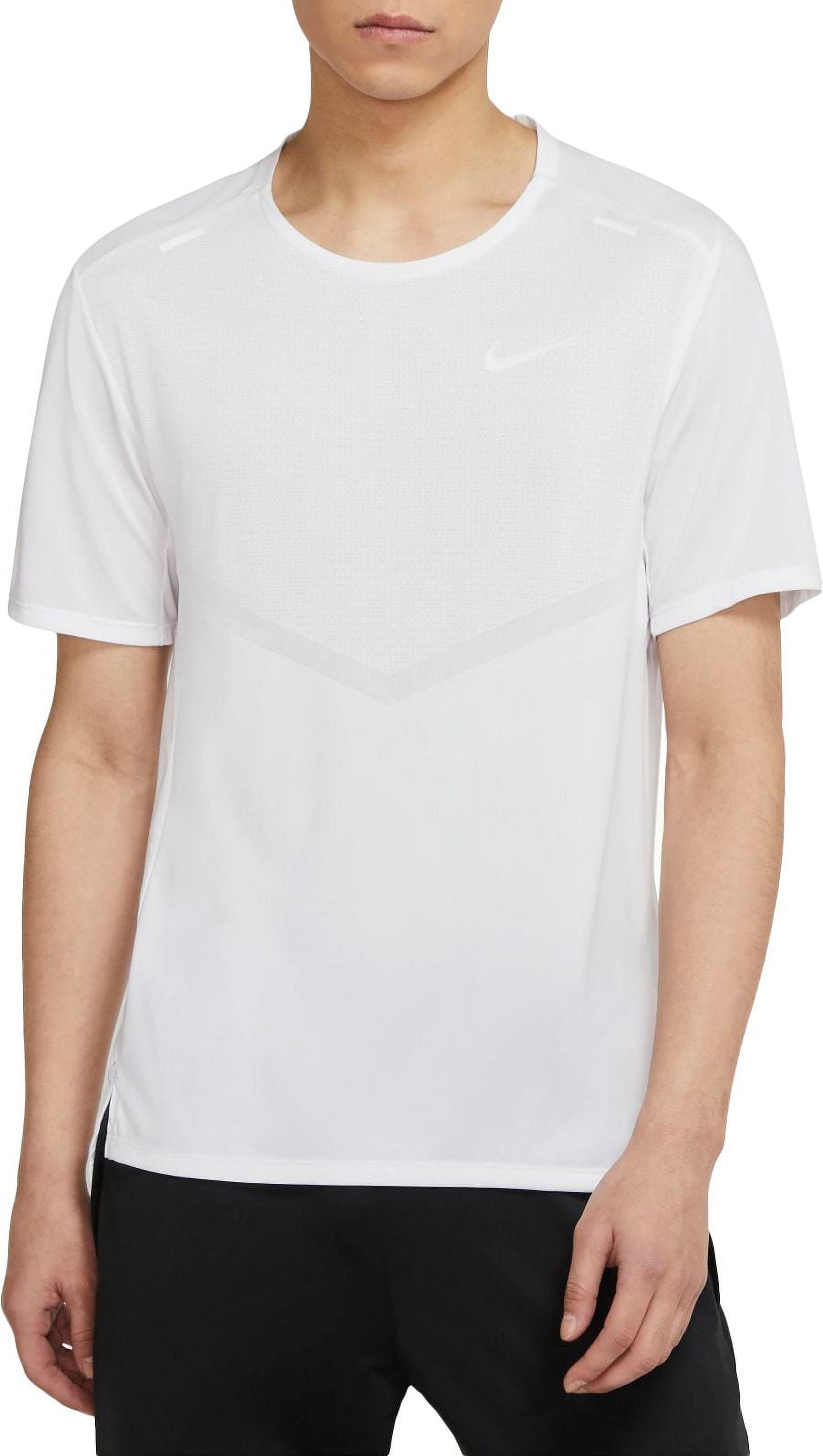 Nike Rise 365 Men's Dri-FIT Short-Sleeve Running Top Color: White Size ...