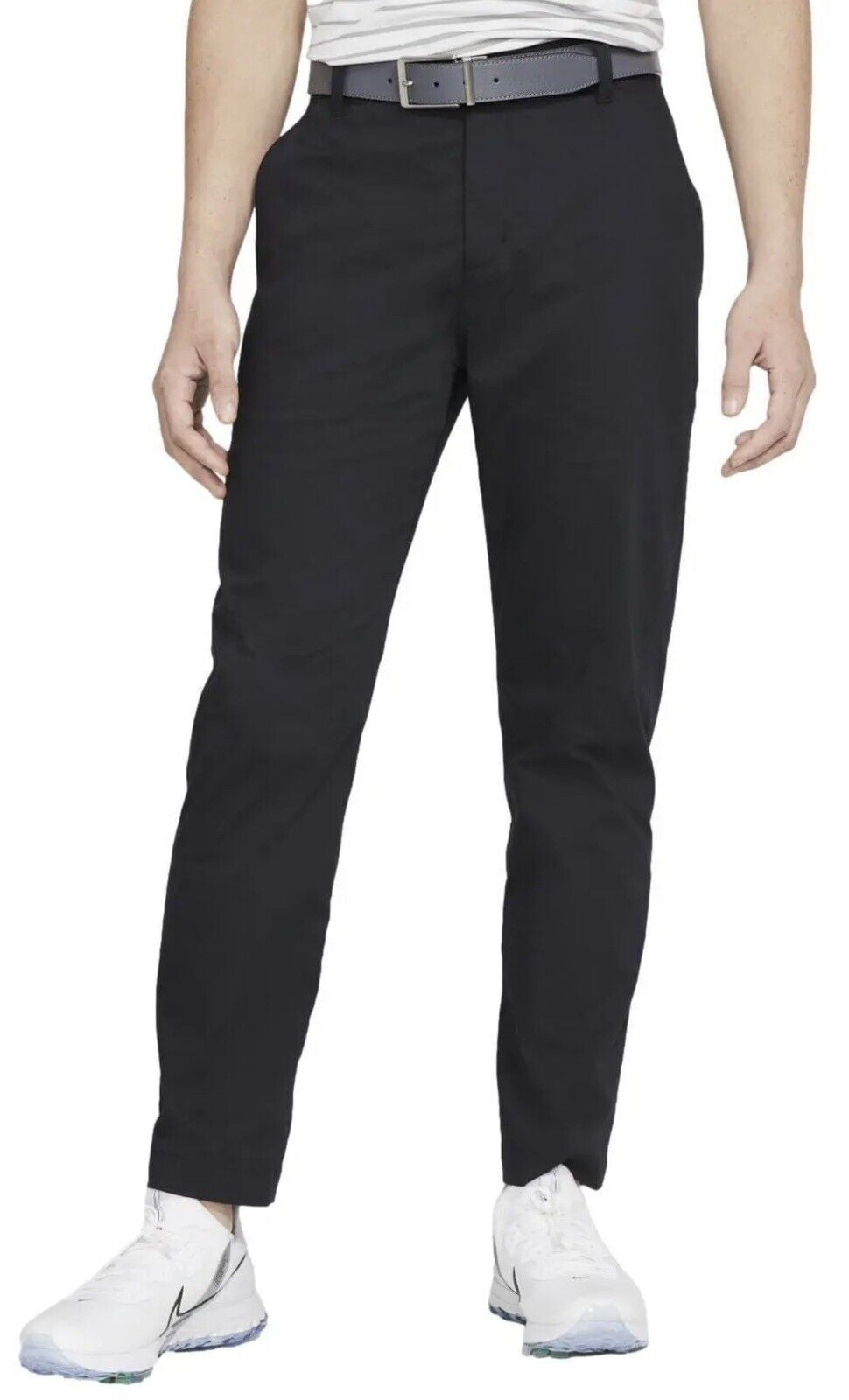 Nike Men's Dri-FIT UV Standard Fit Chino Golf Pants 32x32 (Black ...