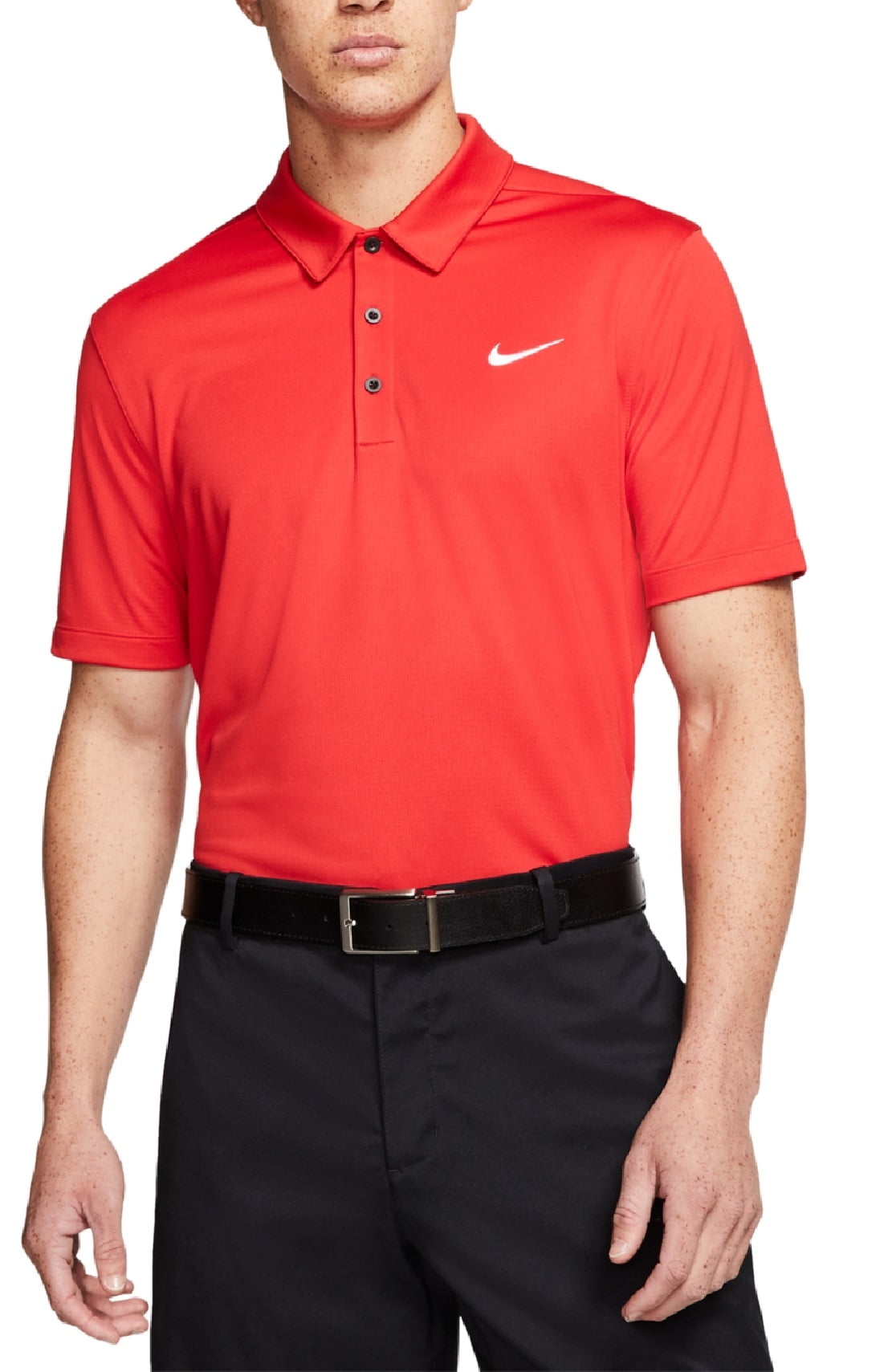 Nike Men's Dri Fit Performance Polo Red Size Small - Walmart.com