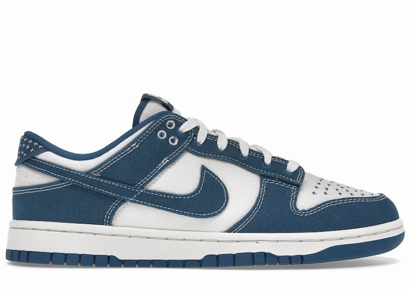 Nike Men's Dunk Low Industrial Blue Sashiko Shoes, from StockX ...