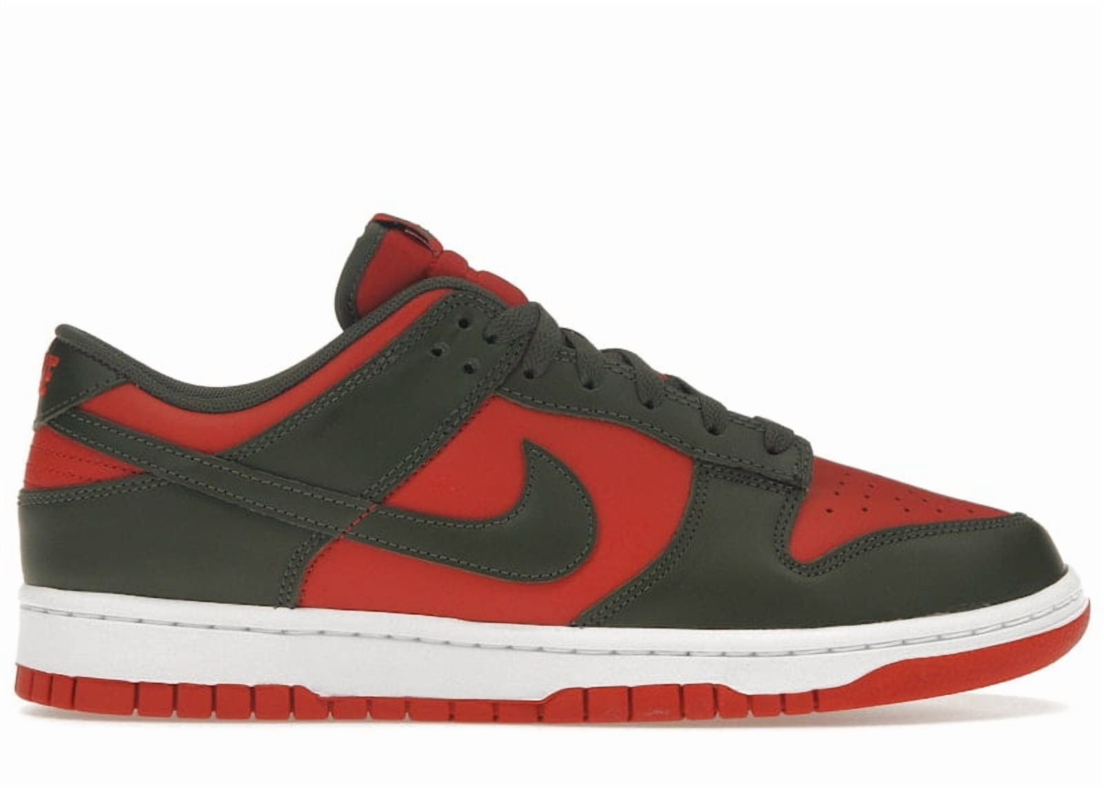 Nike Men's Dunk Low Mystic Red Cargo Khaki Shoes, from StockX - Walmart.com