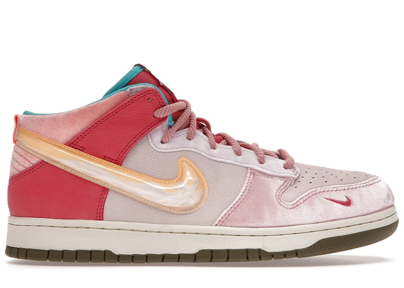 Nike Men's Dunk Mid Social Status Free Lunch Strawberry Milk Shoes ...