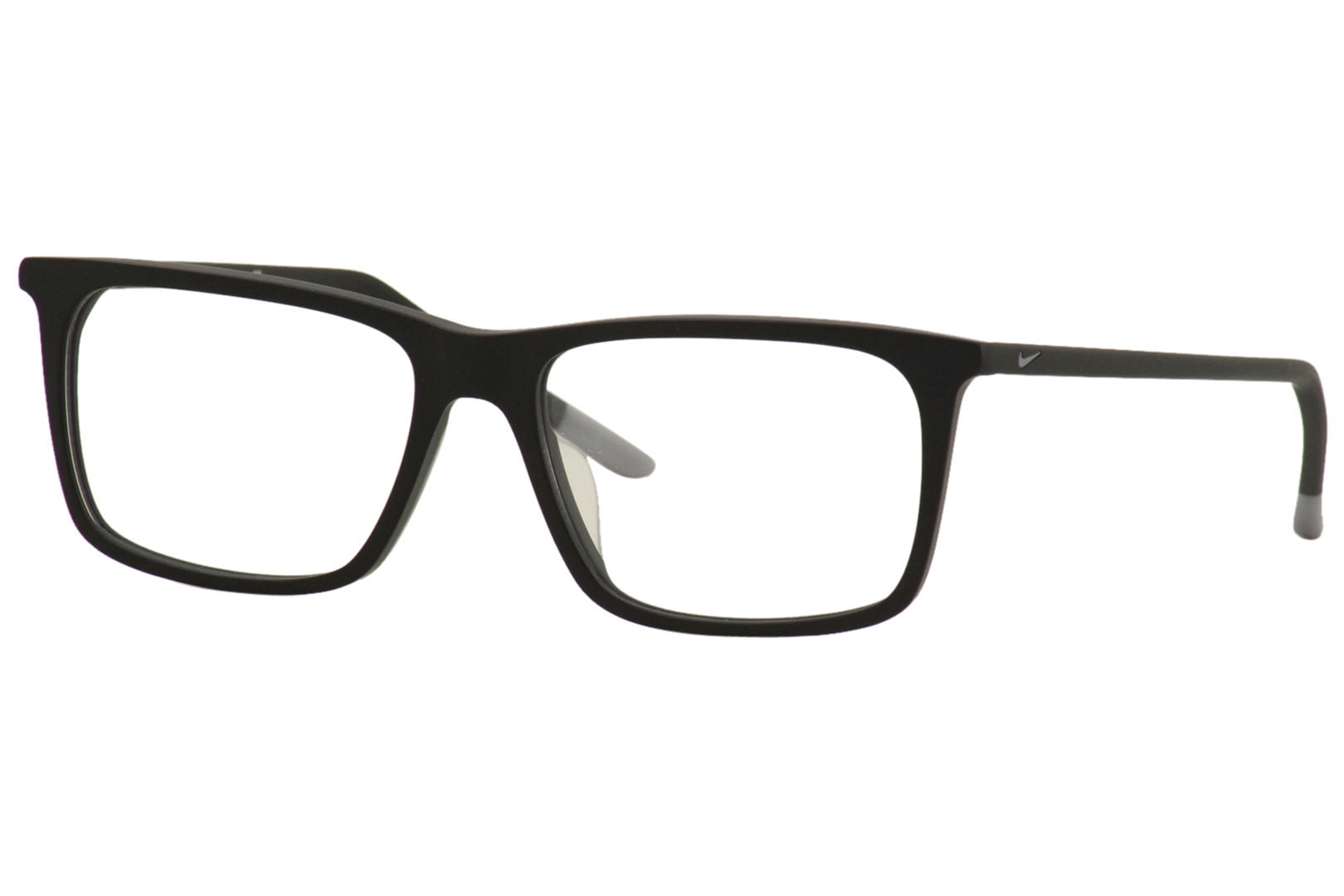 Nike Men's Eyeglasses 7253 008 Matte Black Full Rim Optical Frame 55mm ...