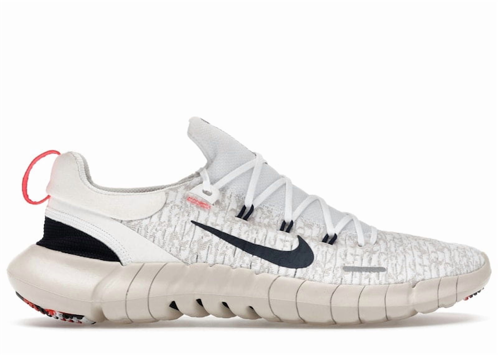 Nike Men's Free RN 5.0 Next Nature White Obsidian Running Shoes, from ...