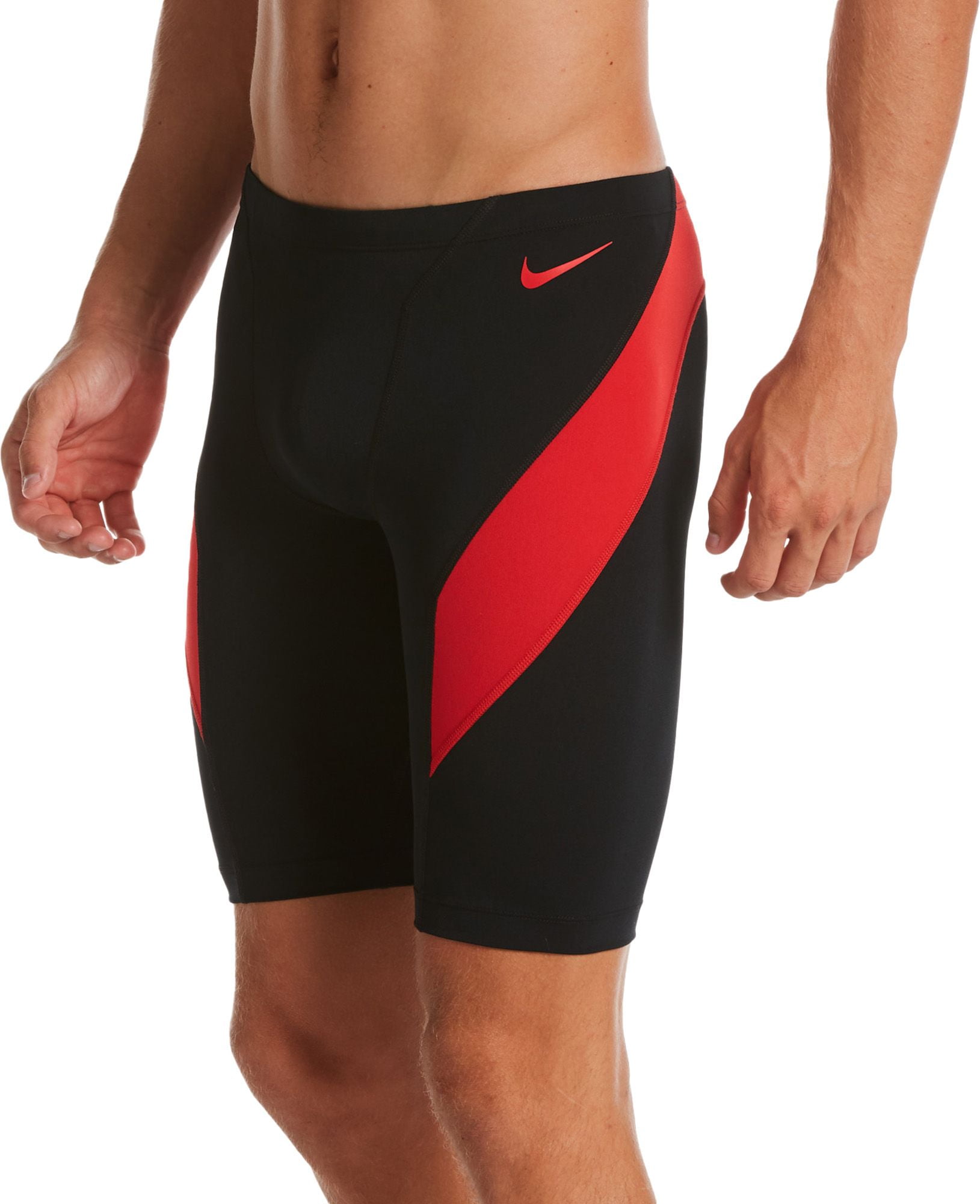 Nike Men's Hydrastrong Vex Colorblock Jammer (University Red, 26 ...