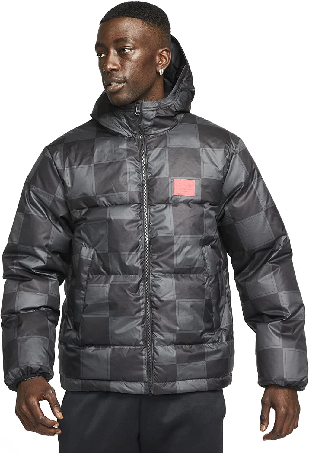 Nike Men's Lebron Full-Zip Down Jacket Loose Fit DA6717 010 size M New ...