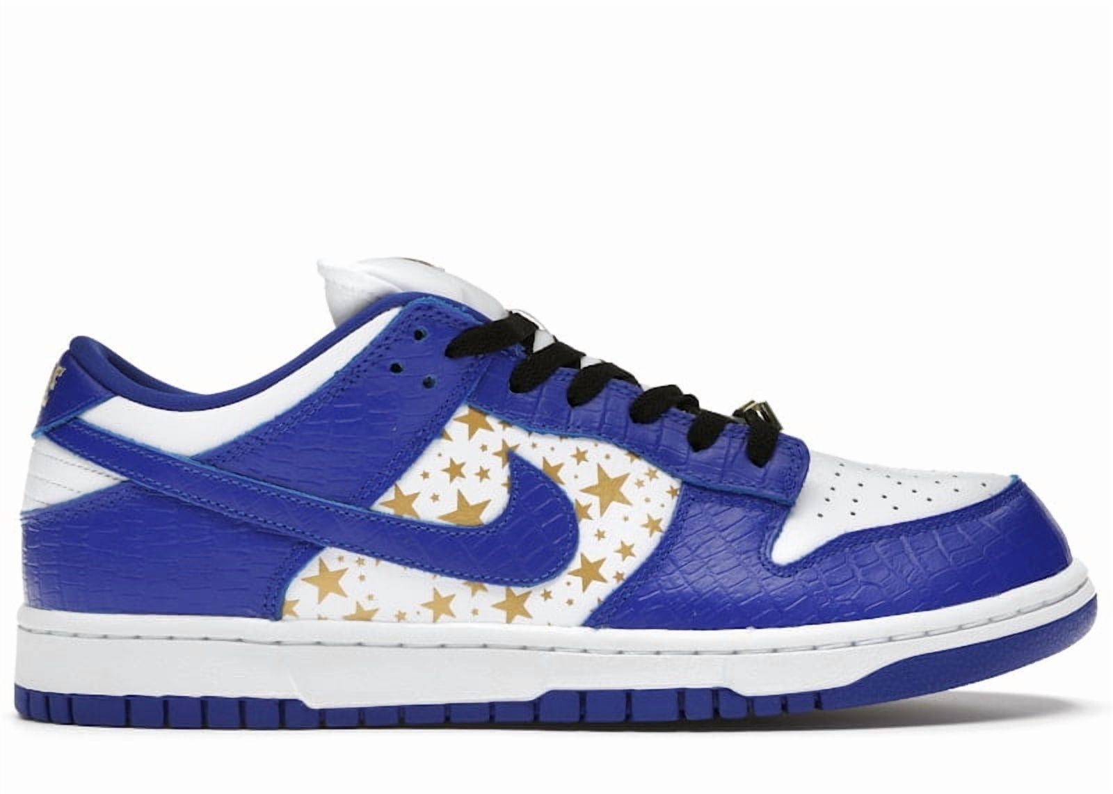 Nike Men's SB Dunk Low Supreme Stars Hyper Royal (2021) Skateboarding ...