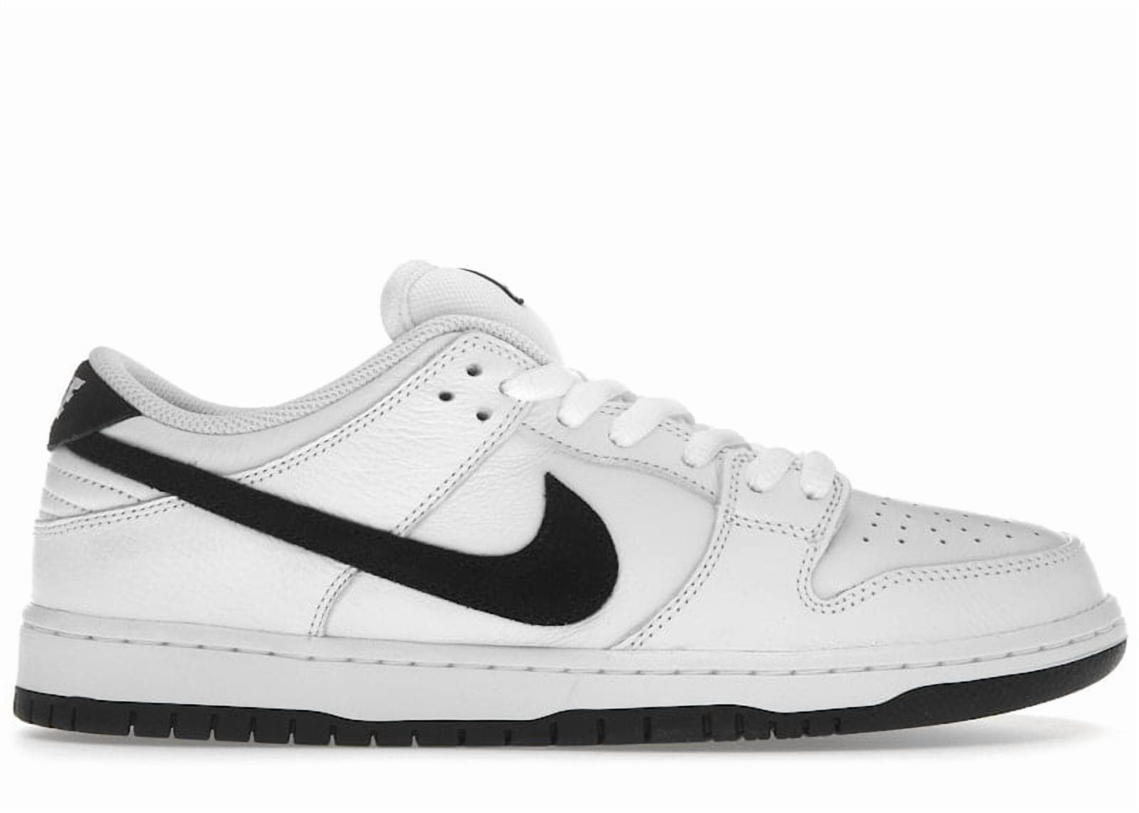 Nike Men's SB Dunk Low White Black Skateboarding Shoes, from StockX ...