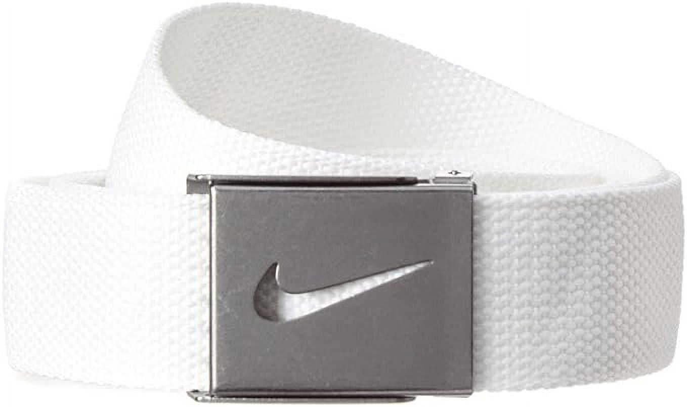 Nike Men's SG Silver-Tone Buckle with Three Interchangeable Belt Straps ...