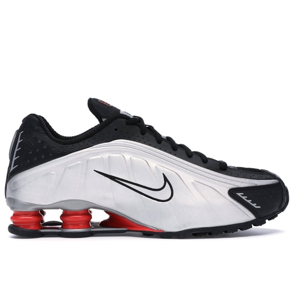 Nike Men's Shox R4 Black Metallic Silver (2018/2024) Shoes, from StockX ...