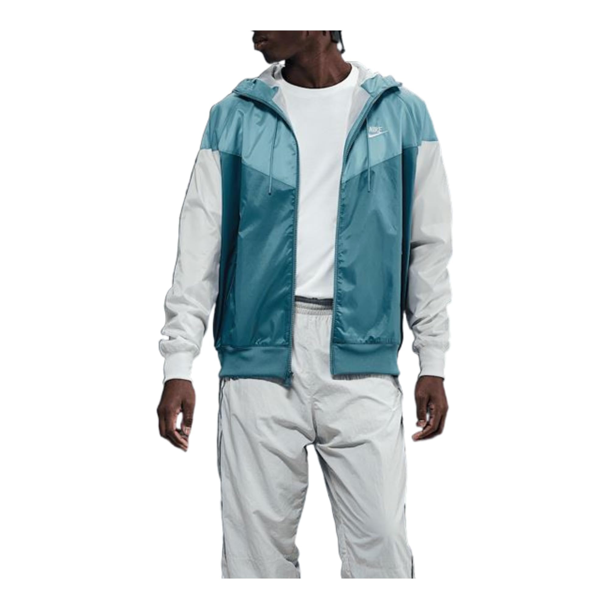 Nike Men's Sportswear Windrunner Hooded Jacket, Smokey Blue/Denim ...