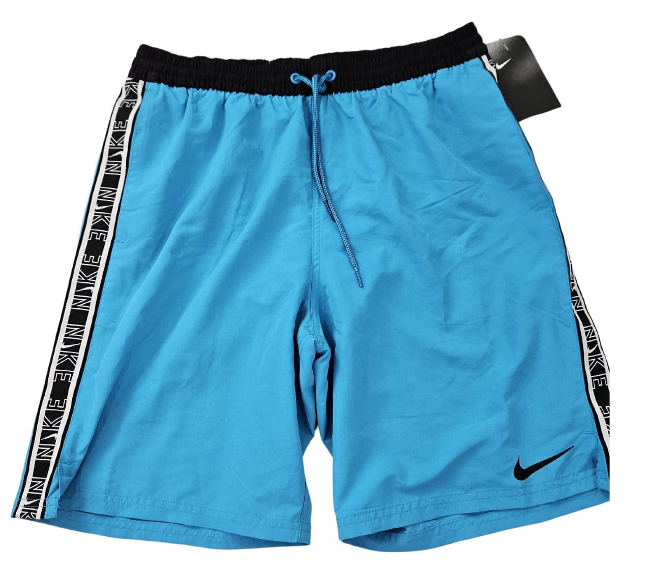 Nike Mens Athletic Gym Shorts Sports Running Fitness Stretch Waist Logo ...
