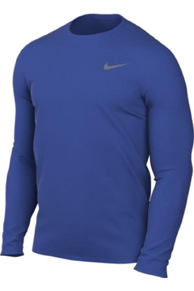 Nike Men's Team Legend Long Sleeve Tee Shirt Medium, Royal - Walmart.com