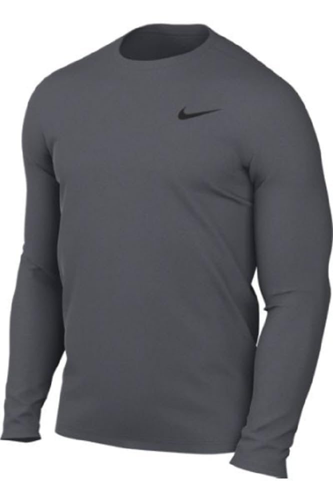 Nike Men's Team Legend Long Sleeve Tee Shirt Small, Grey - Walmart.com