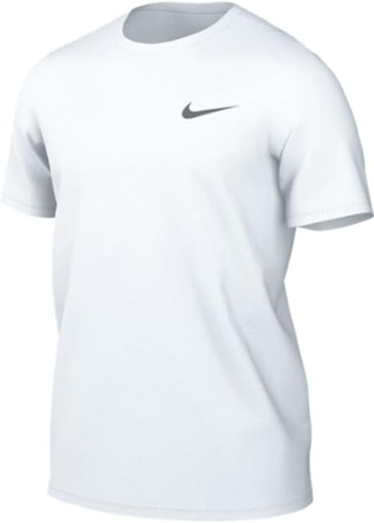 Nike Men's Team Legend Short Sleeve Tee Shirt, Dri-Fit (White, Medium ...