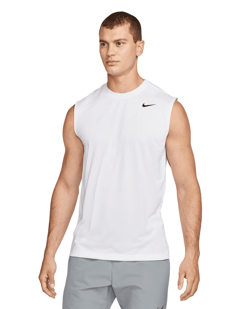 Nike Men's Team Legend Sleeveless Tank Crew Medium White - Walmart.com