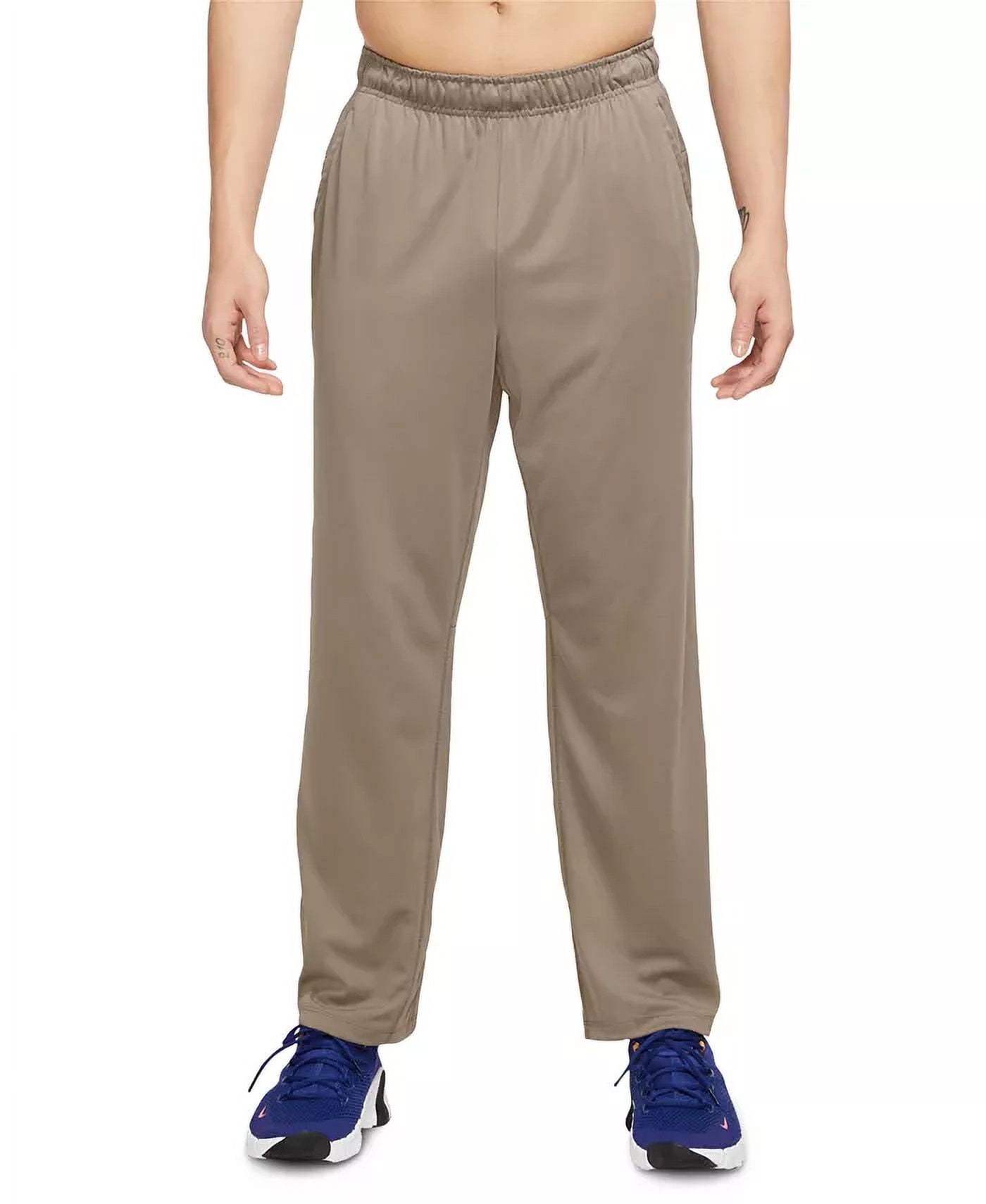 Nike Men's Totality Dri-FIT Open-Hem Versatile Pants, Khaki, Large ...
