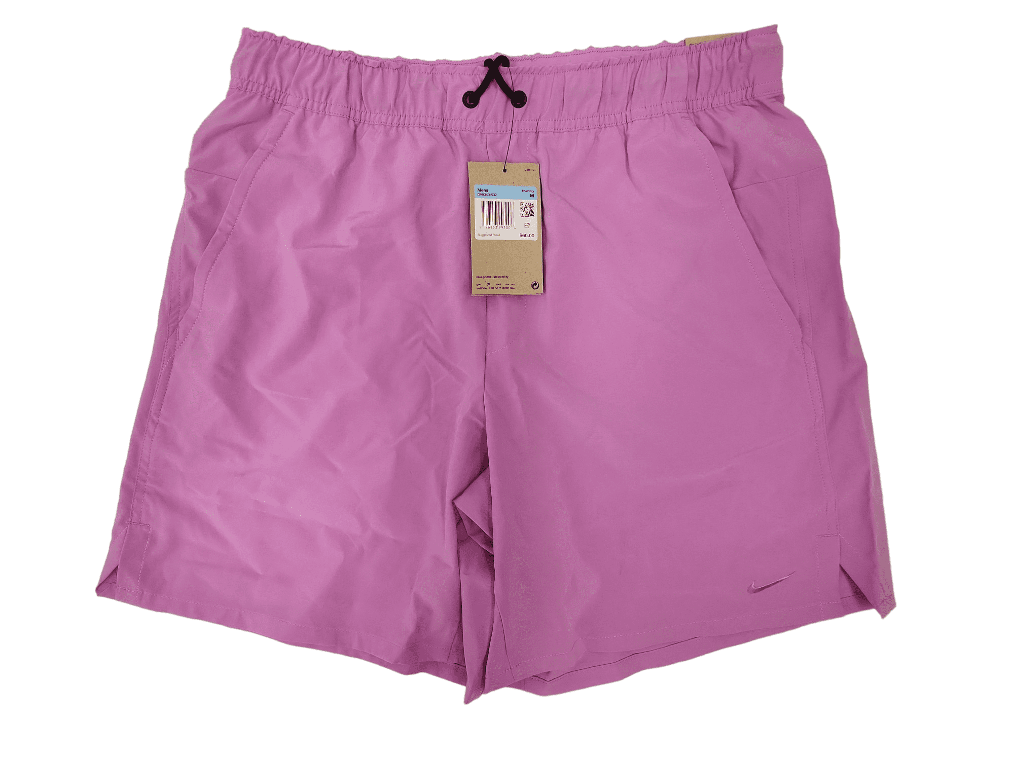 Nike Men's Unlimited Dri-Fit Unlined Fitness Shorts DV9340-532 Purple X ...
