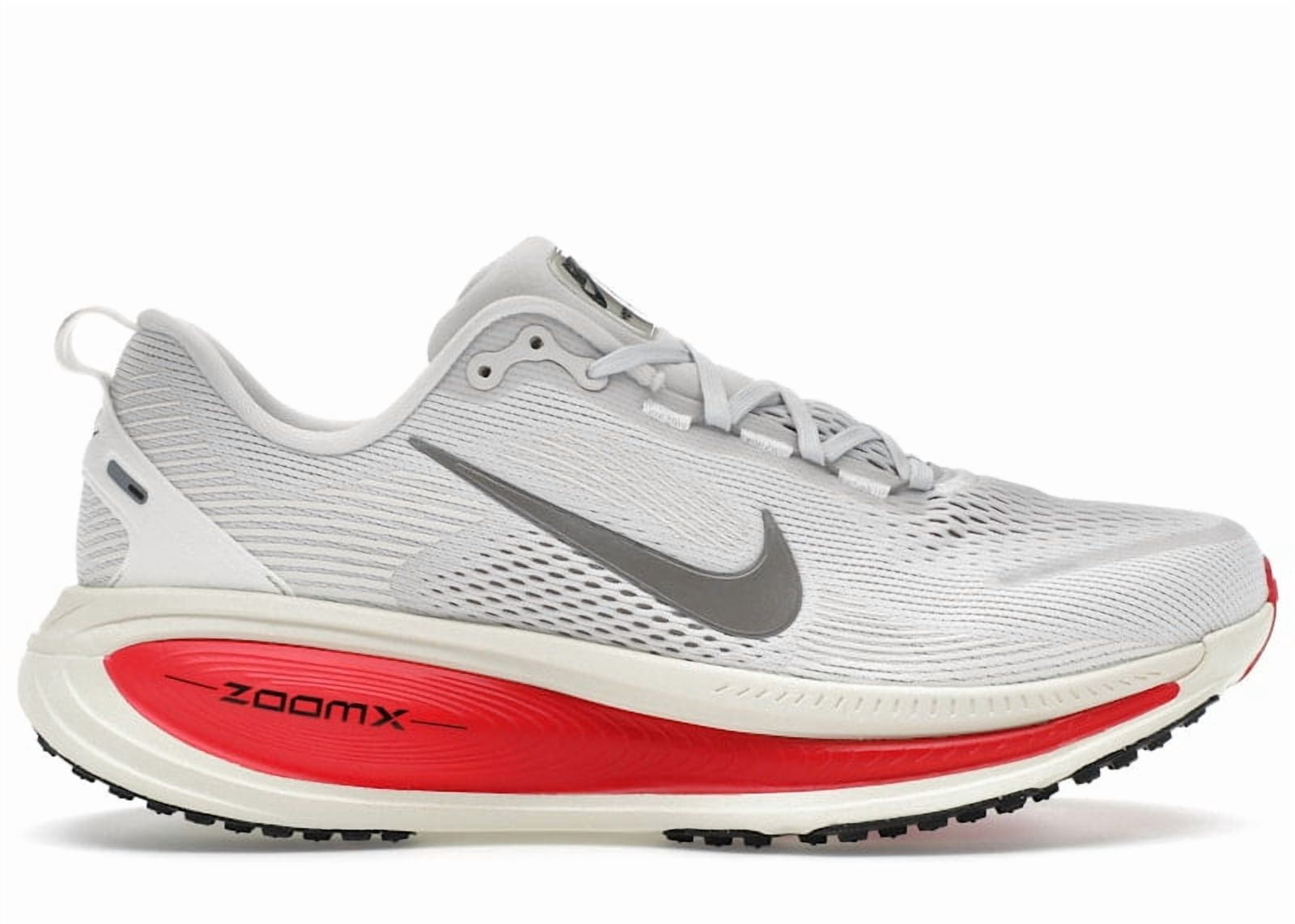 Nike Men's Vomero 18 Platinum Tint Siren Red Light Smoke Grey Metallic ...