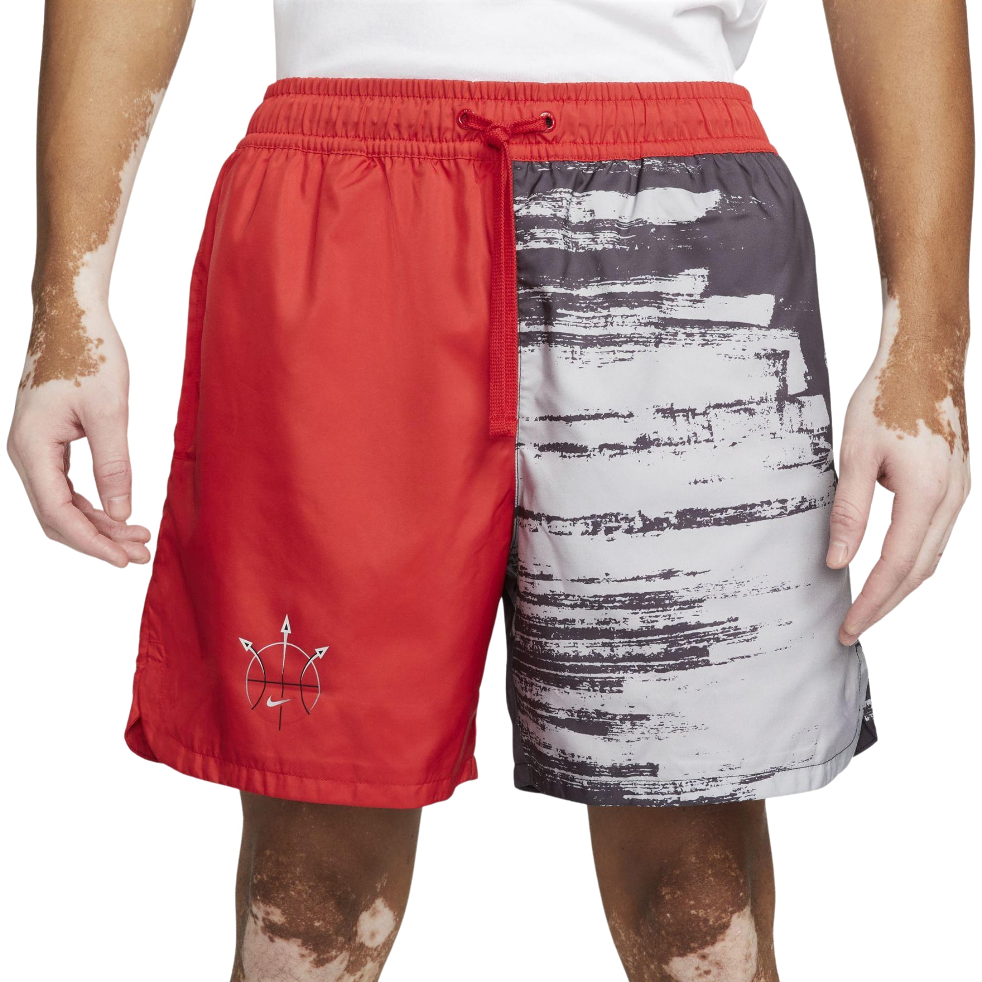 Nike Men's Woven Flow Summer Hoop Shorts Medium Red Anthracite Gray ...