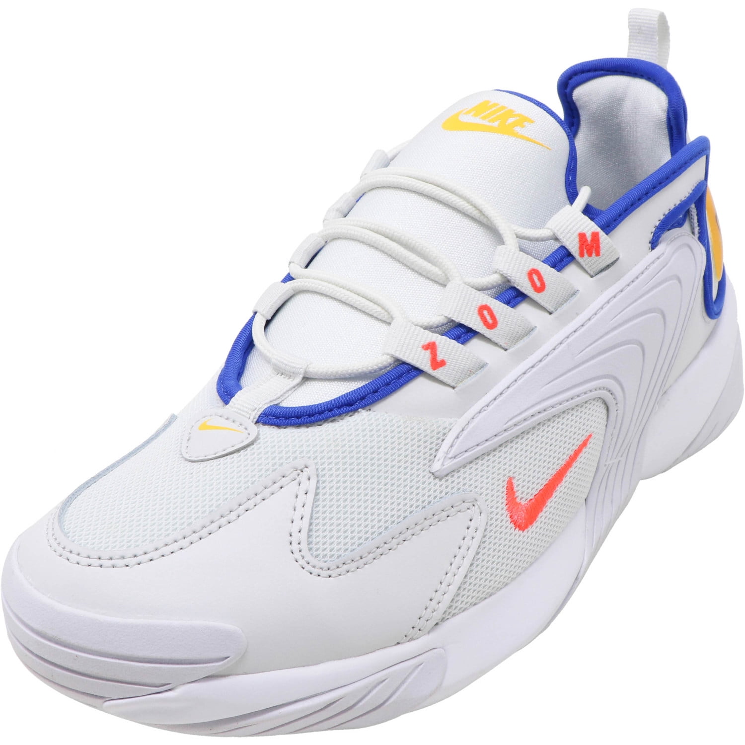 Nike Men's Zoom 2K Platinum Tint / Bright Crimson Ankle-High Leather ...