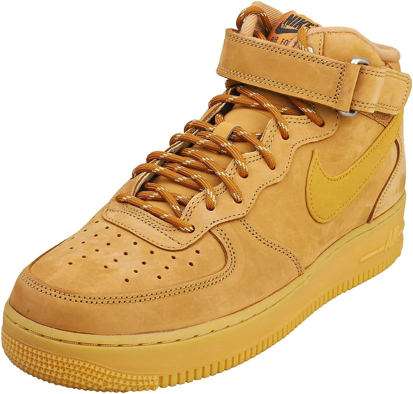 Nike Mens Air Force 1 Mid '07 'Flax' Basketball Shoes (10) - Walmart.com