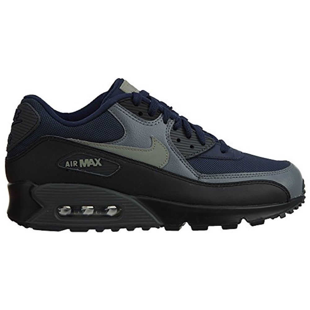 Nike Air Max 90 Essential Mens Shoes Obsidian/Dark Stucco/Black 537384 ...