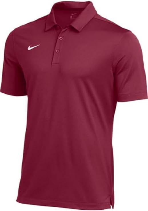 Nike Mens Dri-FIT Short Sleeve Polo Shirt (Large, Maroon) - Walmart.com