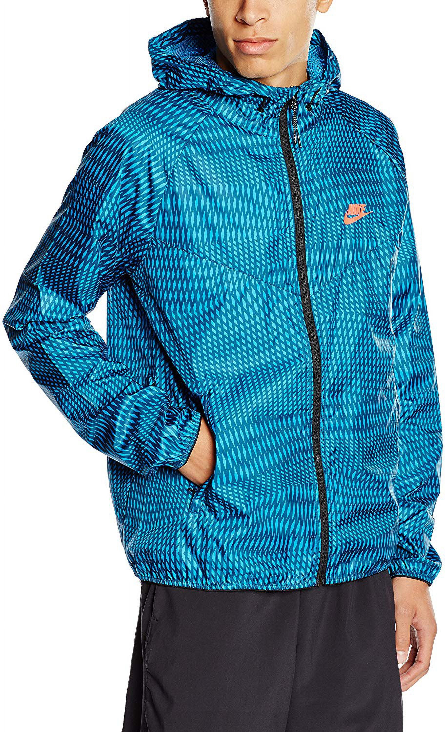 Nike Mens Full Zip Windbreaker Jacket,Light Blue Lacquer,S - Walmart.com