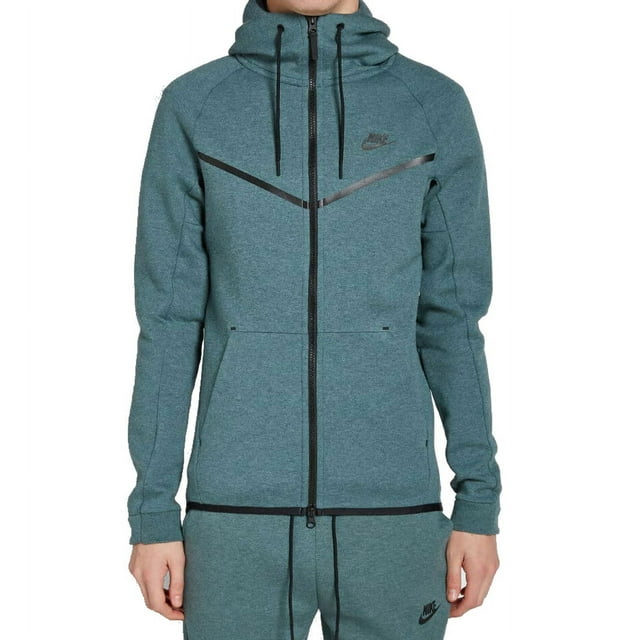 Nike Mens Hooded Zipper Tech Fleece Hoodie - Walmart.com