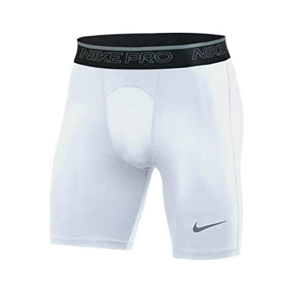Nike Mens PRO Training Compression Short White S - Walmart.com