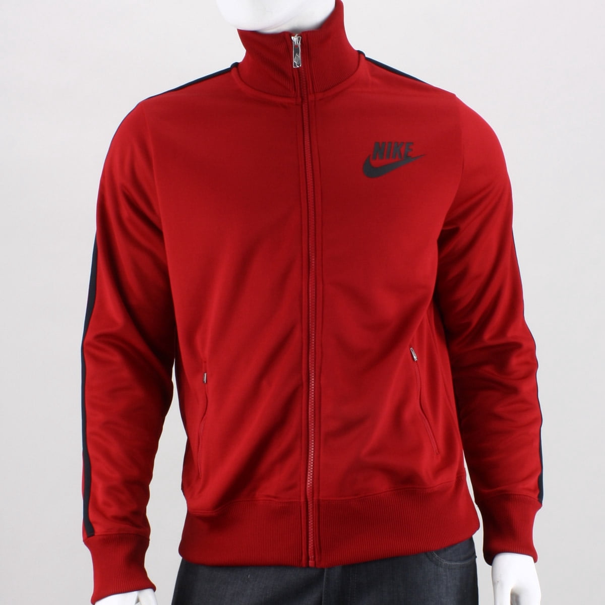 Nike Mens Sportswear Gx Track Jacket,Red Black,M - Walmart.com