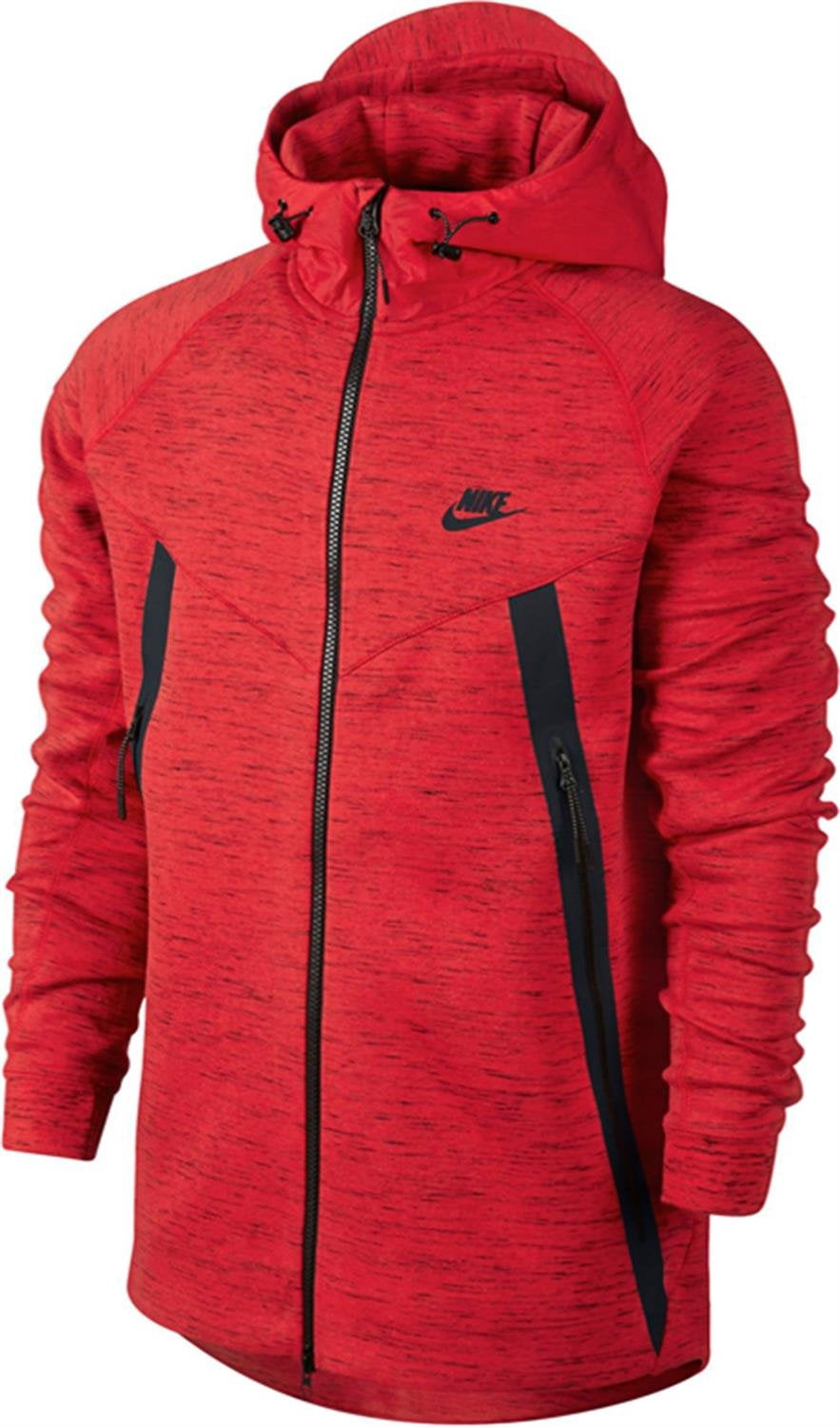 Nike Mens Tech Fleece Bounded Windrunner Jacket,Red,S - Walmart.com