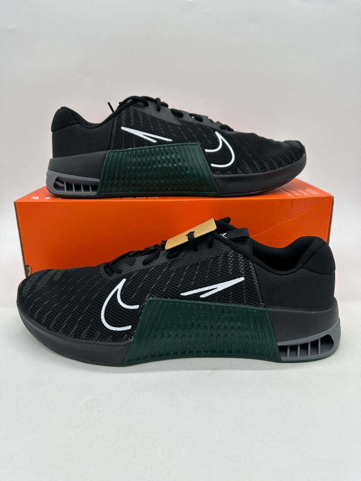 Nike Metcon 9 TB Men's Size 14 Black Green Gym Training Shoes FD5431 015 - Walmart.com