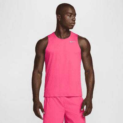 Nike Miler Men's Dri-FIT Running Tank Color: Aster Pink Size: S Tall ...