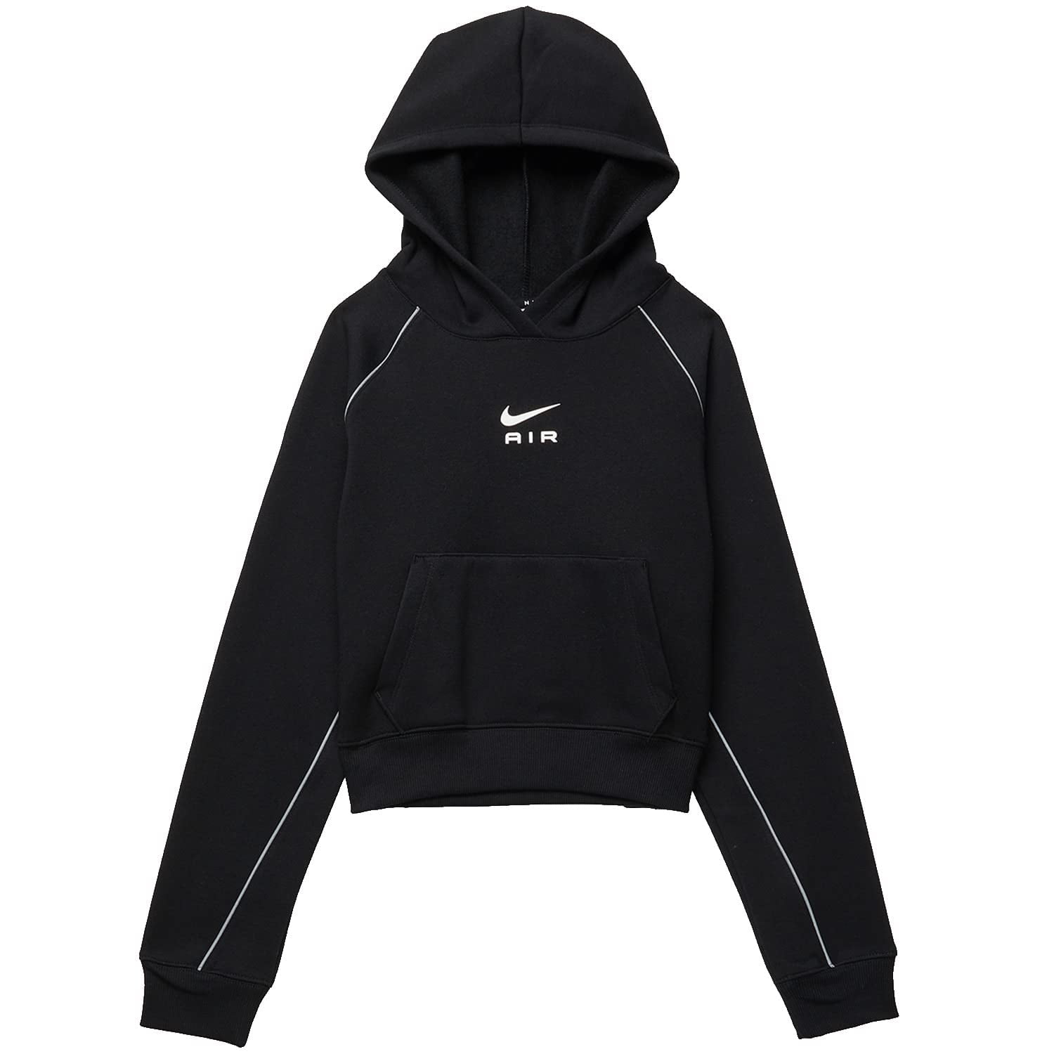 Nike NSW Air French Terry Crop Hoodie (Little Kids/FBig Kids) (Girls ...