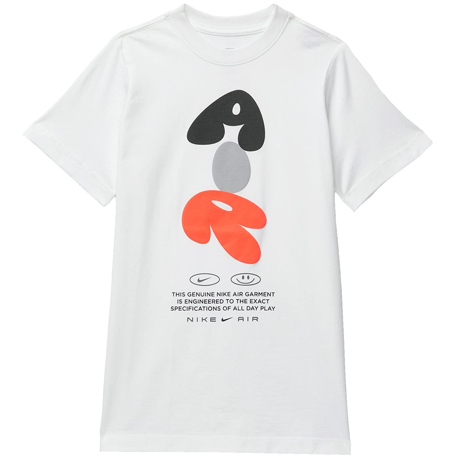 Nike NSW Air Tee (Little Kids/FBig Kids) (Kids, White, L (14-16 Big Kid ...