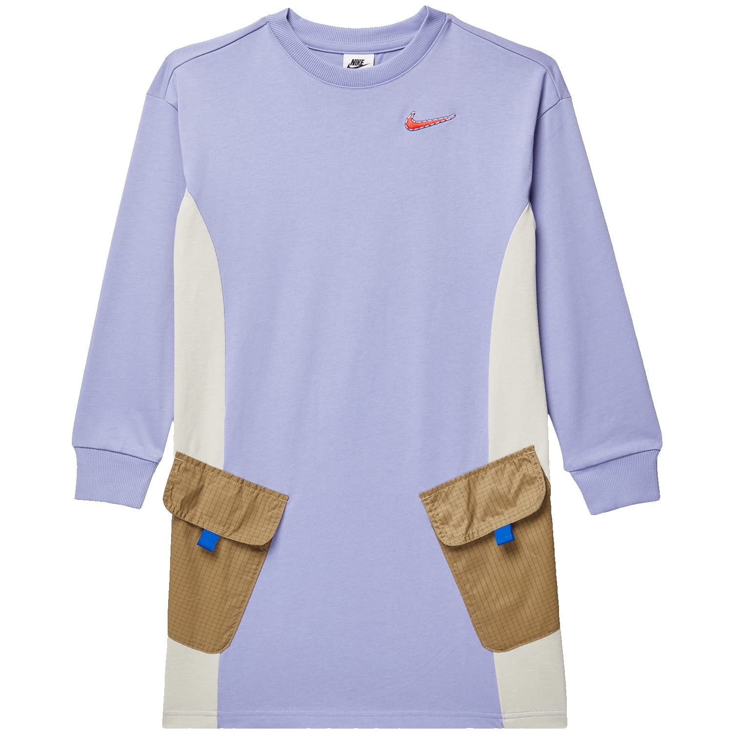 Nike NSW All Over Print Dress (Little Kids/FBig Kids) (Girls, Light ...