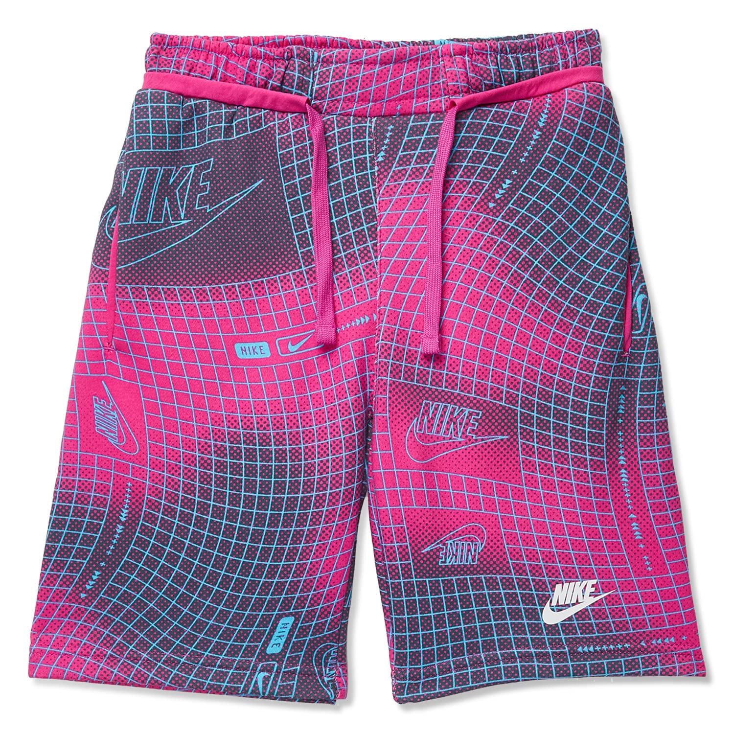 Nike NSW Club All Over Print Shorts (Little Kids/FBig Kids) (Boys ...
