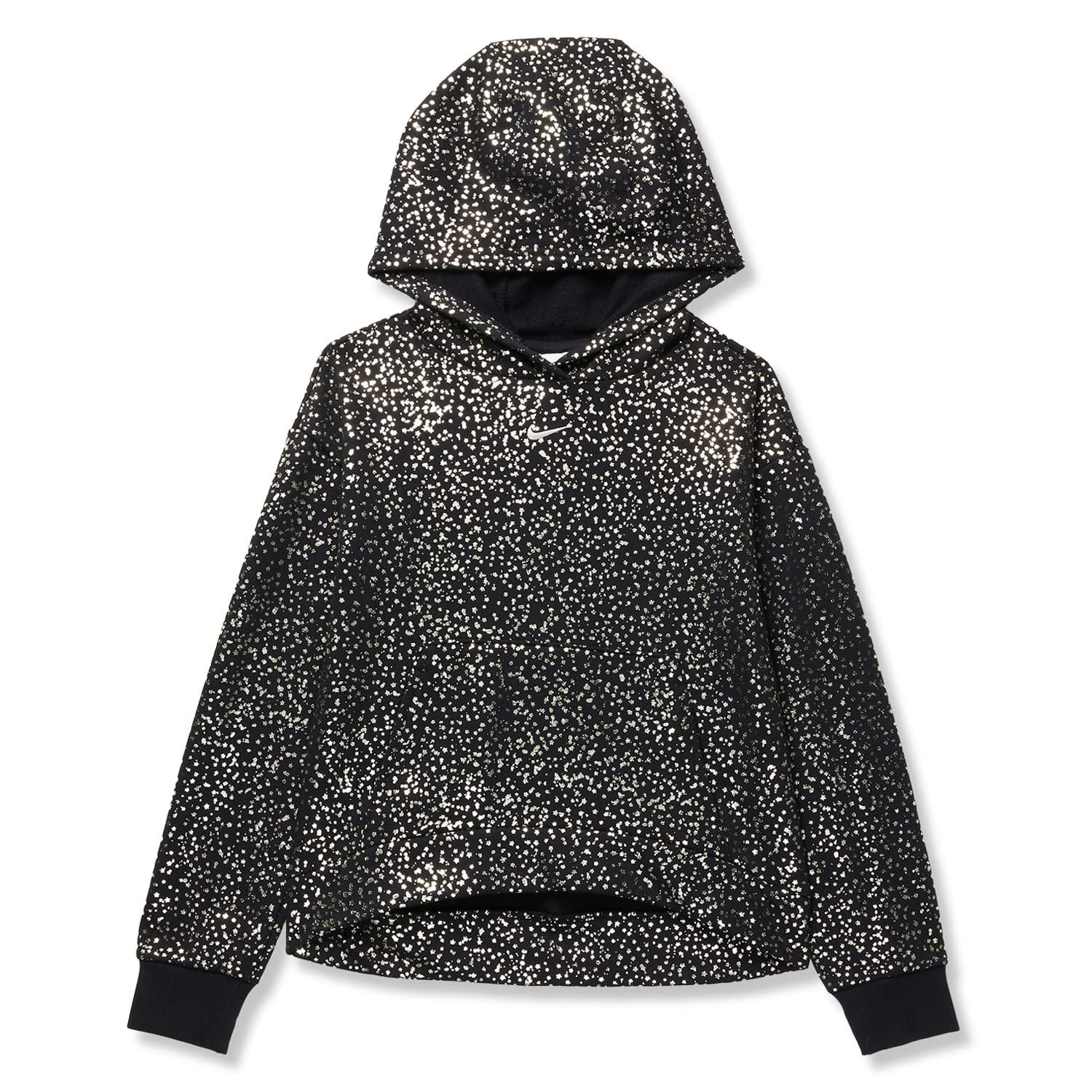 Nike NSW Fleece WC Hoodie (Little Kids/FBig Kids) (Girls, Black ...