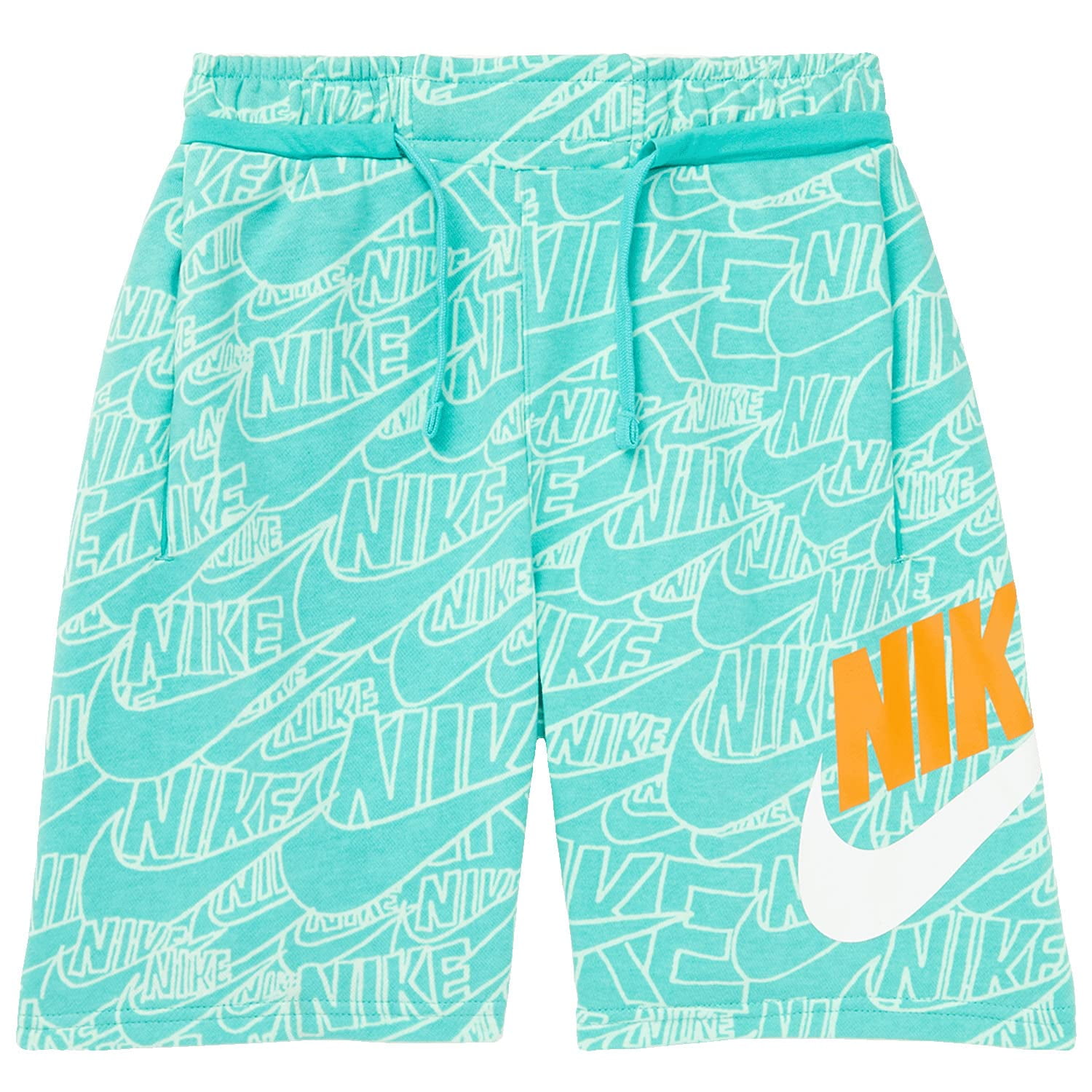 Nike NSW HBR All Over Print Shorts (Little Kids/FBig Kids) (Boys ...